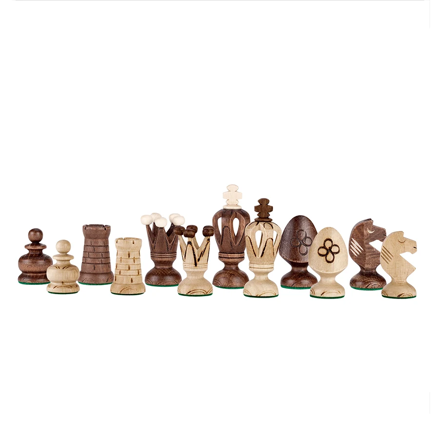 Mini Chess Set Professional Table Wood Educational Child Games King And ...