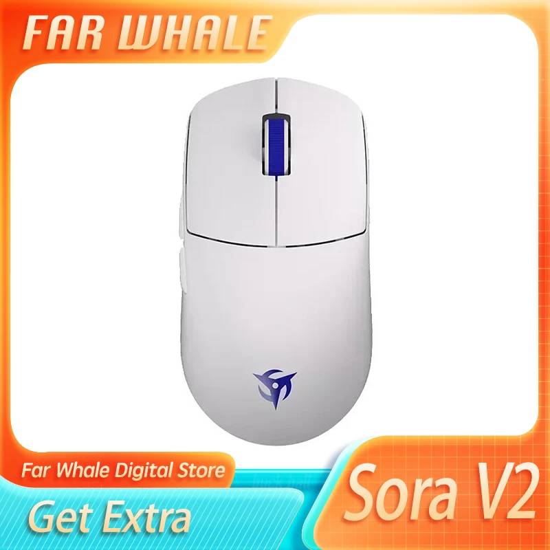 Ninjutso-Sora-V2-Mouse-Custom-Dual-Mode-Wireless-8k-Paw3395-Lightweight ...