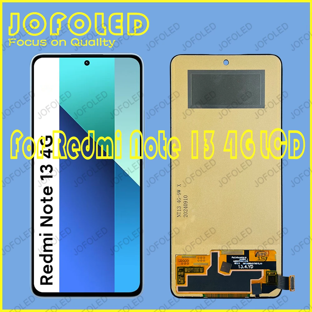 레드미 노트 13 4G LCD 디스플레이 AMOLED 샤오미 레드미 노트 13 4G LCD 스크린 어셈블리 23129RAA4G ...
