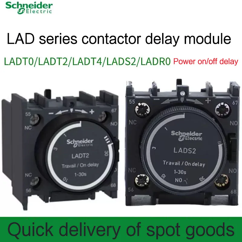 Schneider-contactor-delay-head-LADT0-LADT2-LADT4-LADR2-LADR4-LADS2 ...