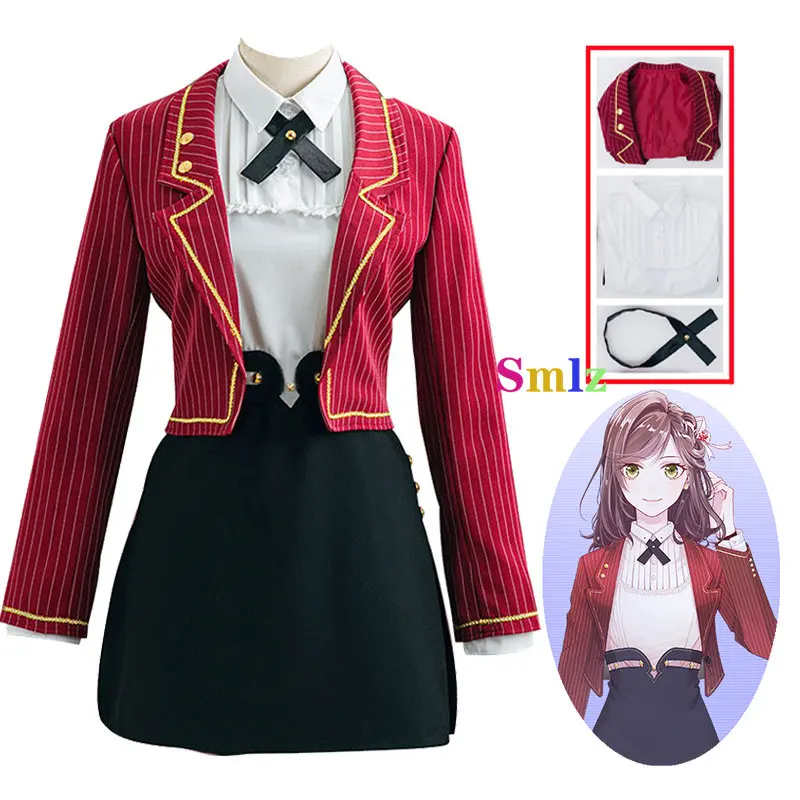 Heroine-Cosplay-Anime-Tears-of-Themis-Costume-Girls-School-Red-Uniform ...