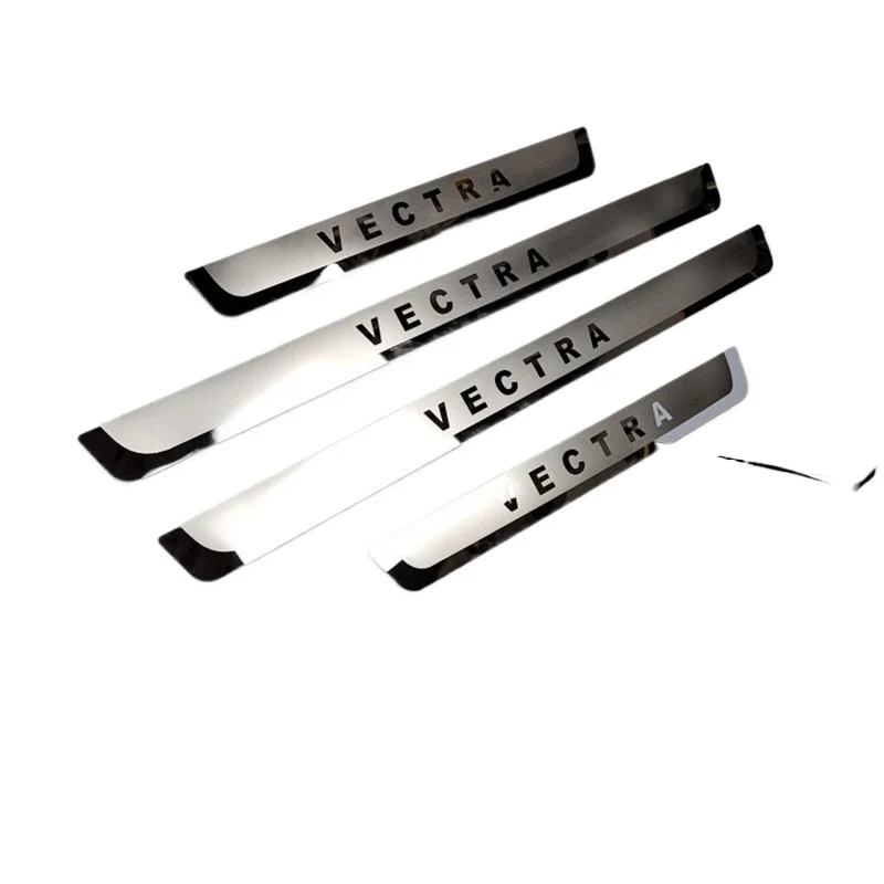 For-Vauxhall-Opel-Vectra-Door-Sill-Scuff-Plate-Guard-Stainless-Steel ...