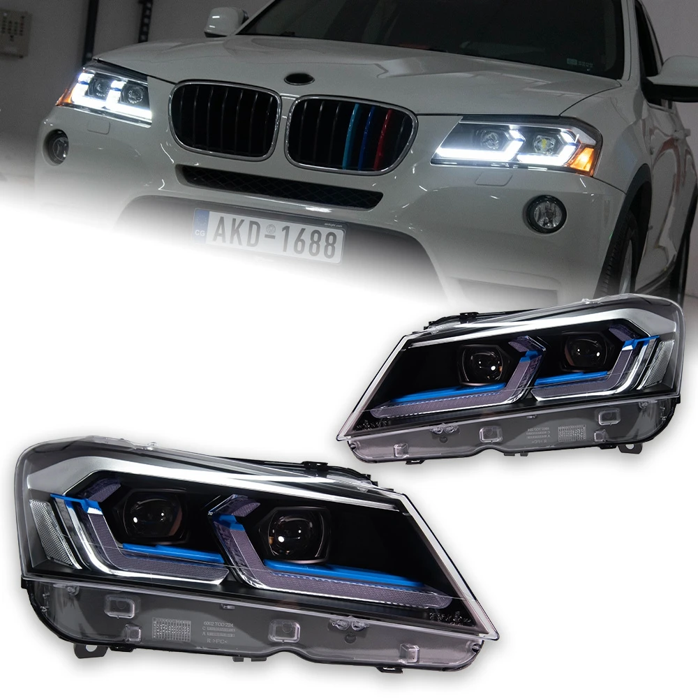AKD-Car-Lights-for-BMW-X3-F25-LED-Headlight-Projector-Lens-2010-2013 ...