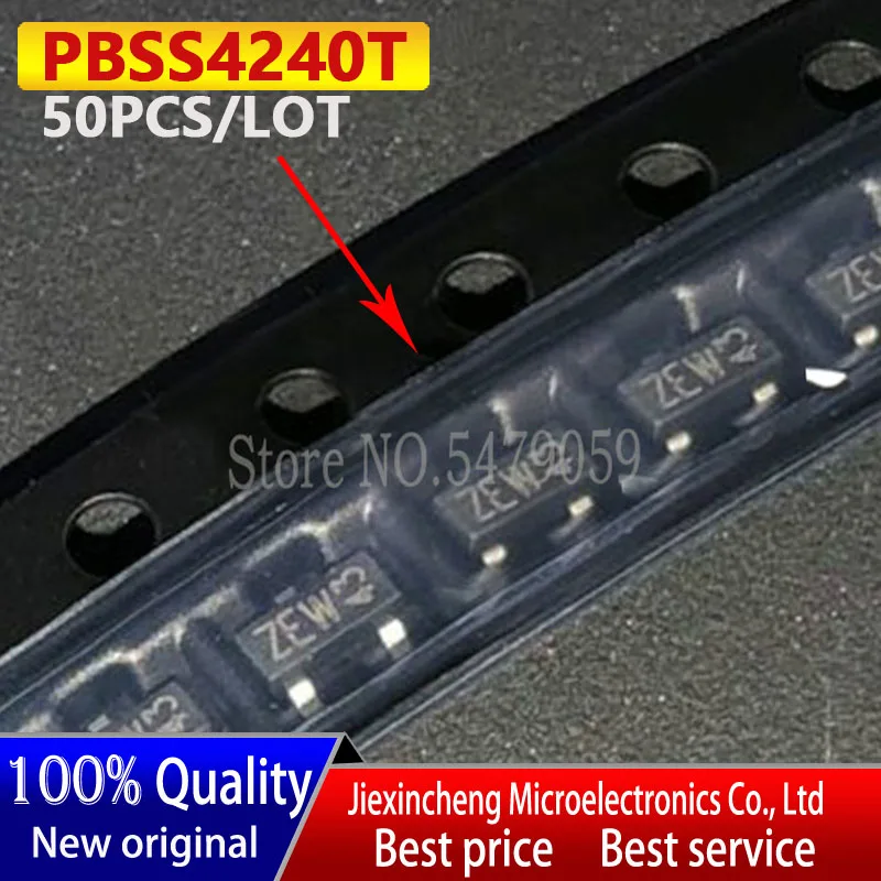 50PCS-PBSS4240T-marking-ZEW-PBSS4240-2A-40V-SOT-23-Transistor.jpg