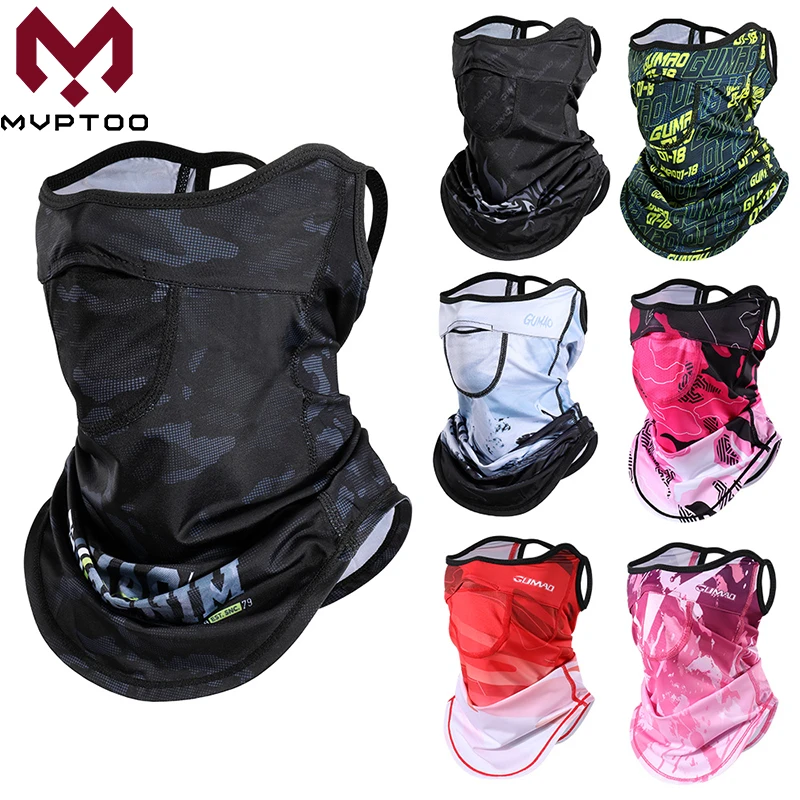 Motorcycle UV Protection Face Bandana Tube Neck Gaiter Balaclava Motocorss Breathable Mask ...