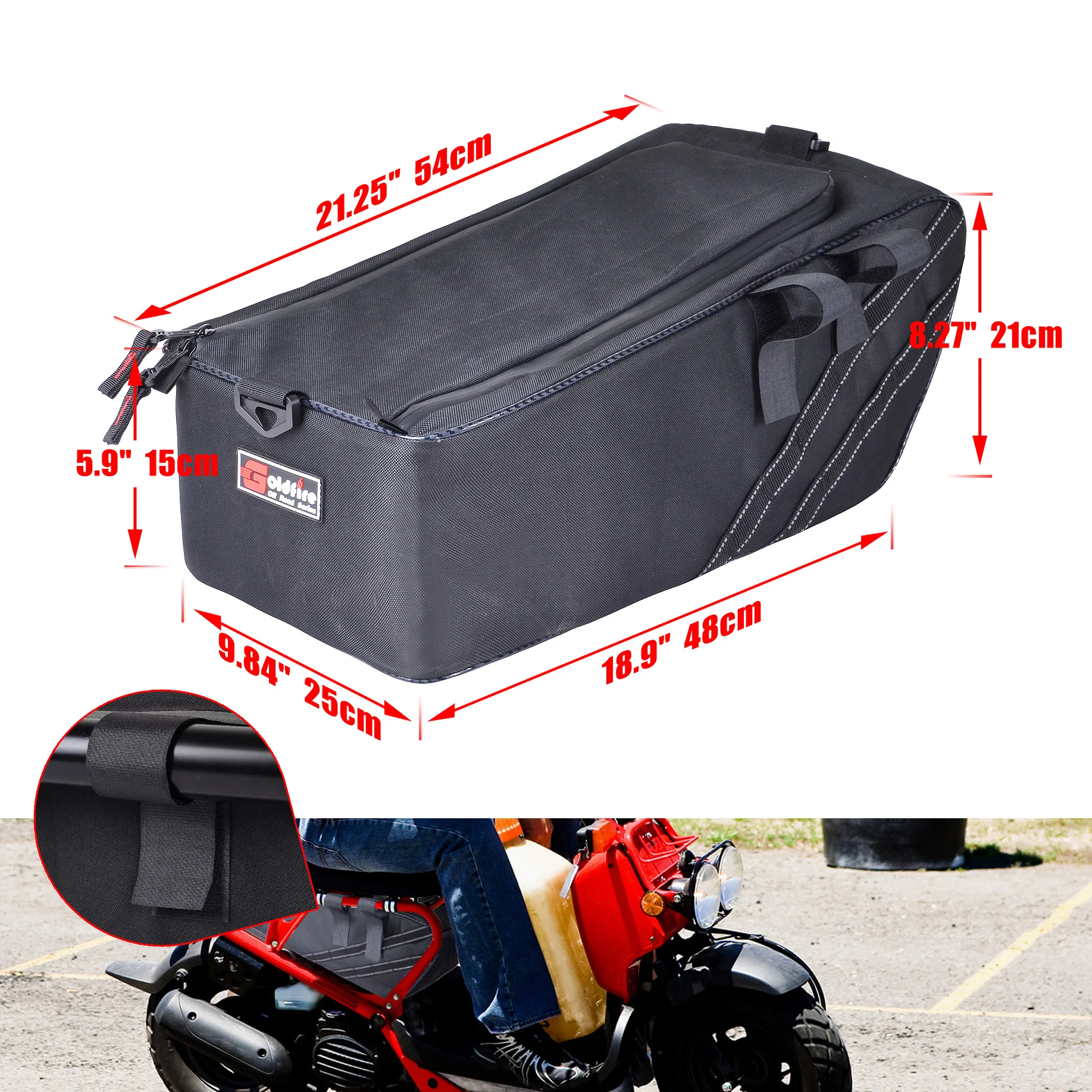 For Honda Ruckus Zoomer 2010 2019 Bag Under Seat Cargo Storage Bag ...