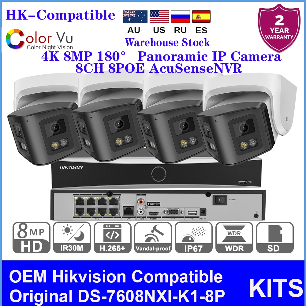 Hikvision-Compatible-8mp-smart-Dual-Lights-Two-way-Talk-Talk-Home-CCTV ...