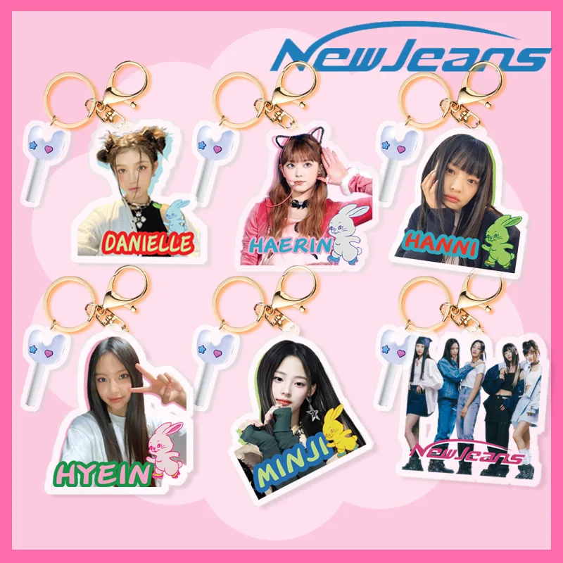 Kpop Newjeans Keyring New Jeans Keychain MINJI HANNI DANIELLE HAERIN ...