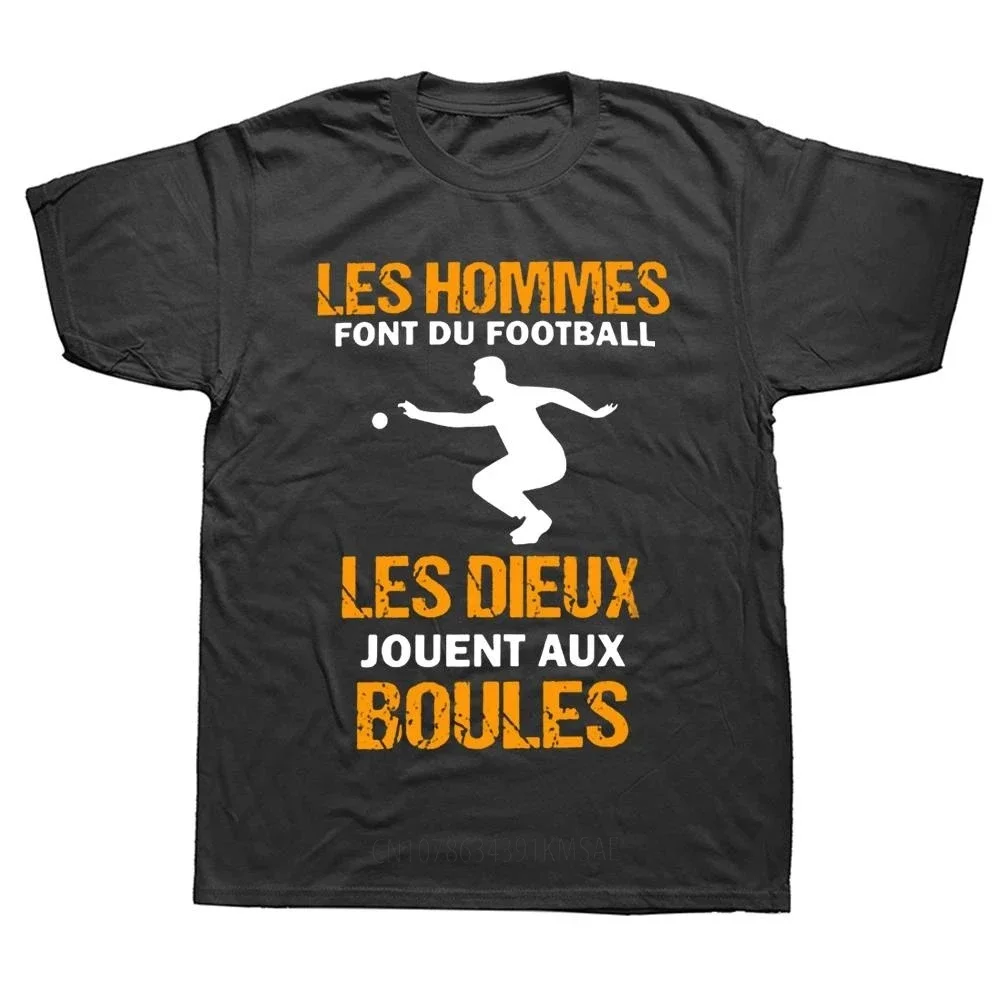 Funny Pétanque Bowler Boules Petanque Sport T Shirts Graphic Short ...