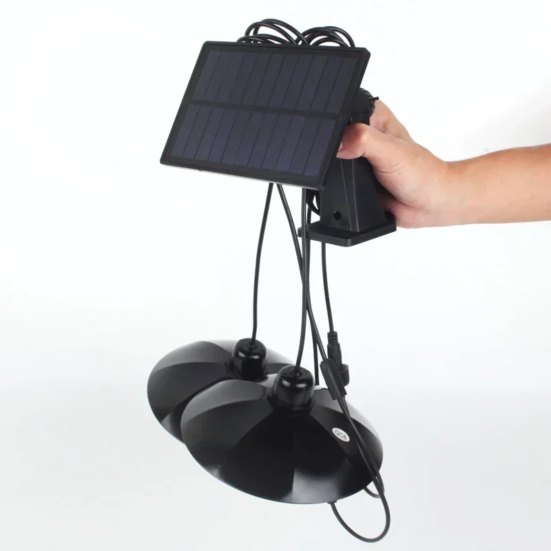 Solar-Panel-Chandelier-Led-Solar-Pendant-Light-Powered-Lamp-White-Warm ...
