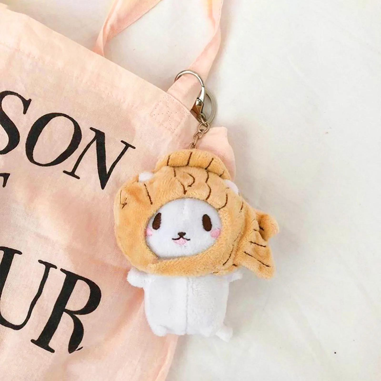 Couple-New-Trinket-Gift-Keyring-Lady-Girl-Cute-Plush-Pp-Cotton-Cat ...