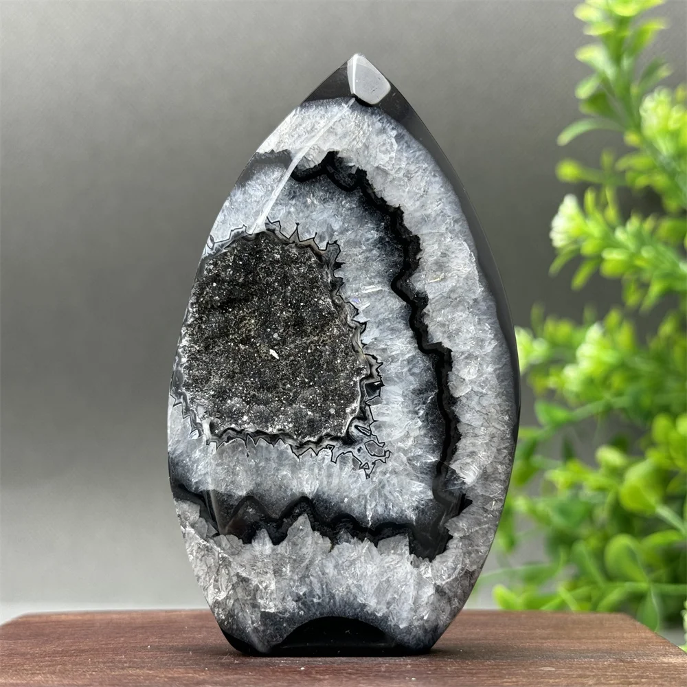 Onyx-noir-naturel-forme-libre-g-ode-torche-Reiki-gu-rison-Chakra-m ...