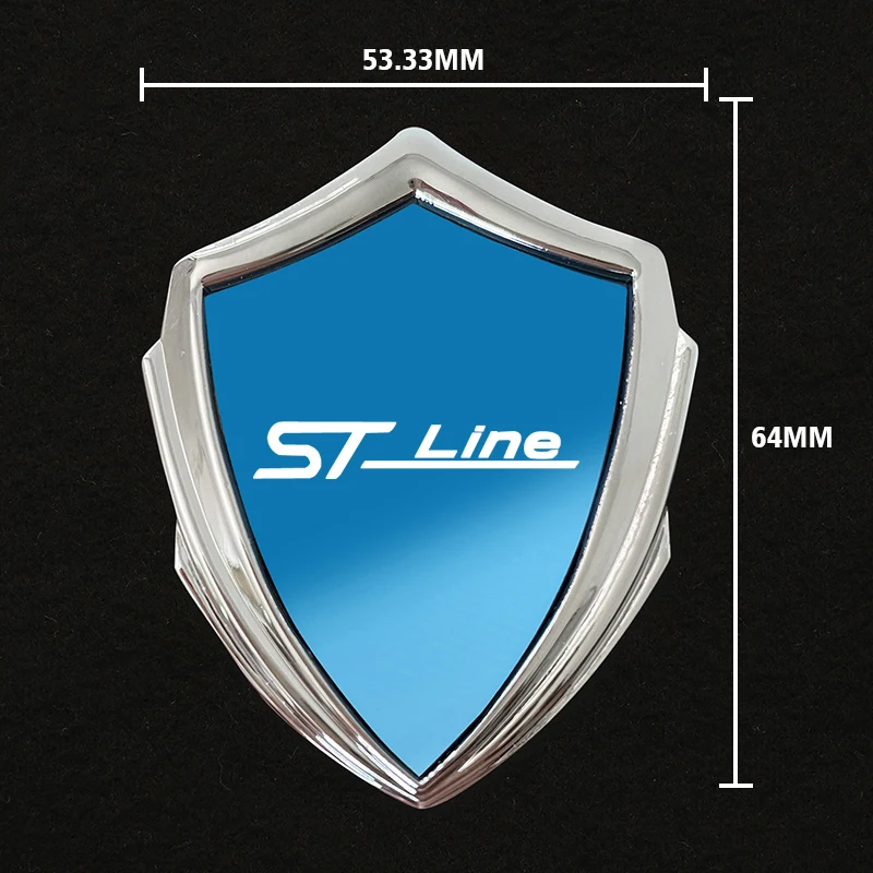 1-PCS-Car-Side-Fender-Sticker-Windows-Sticker-For-ST-Line-Metal-Label ...