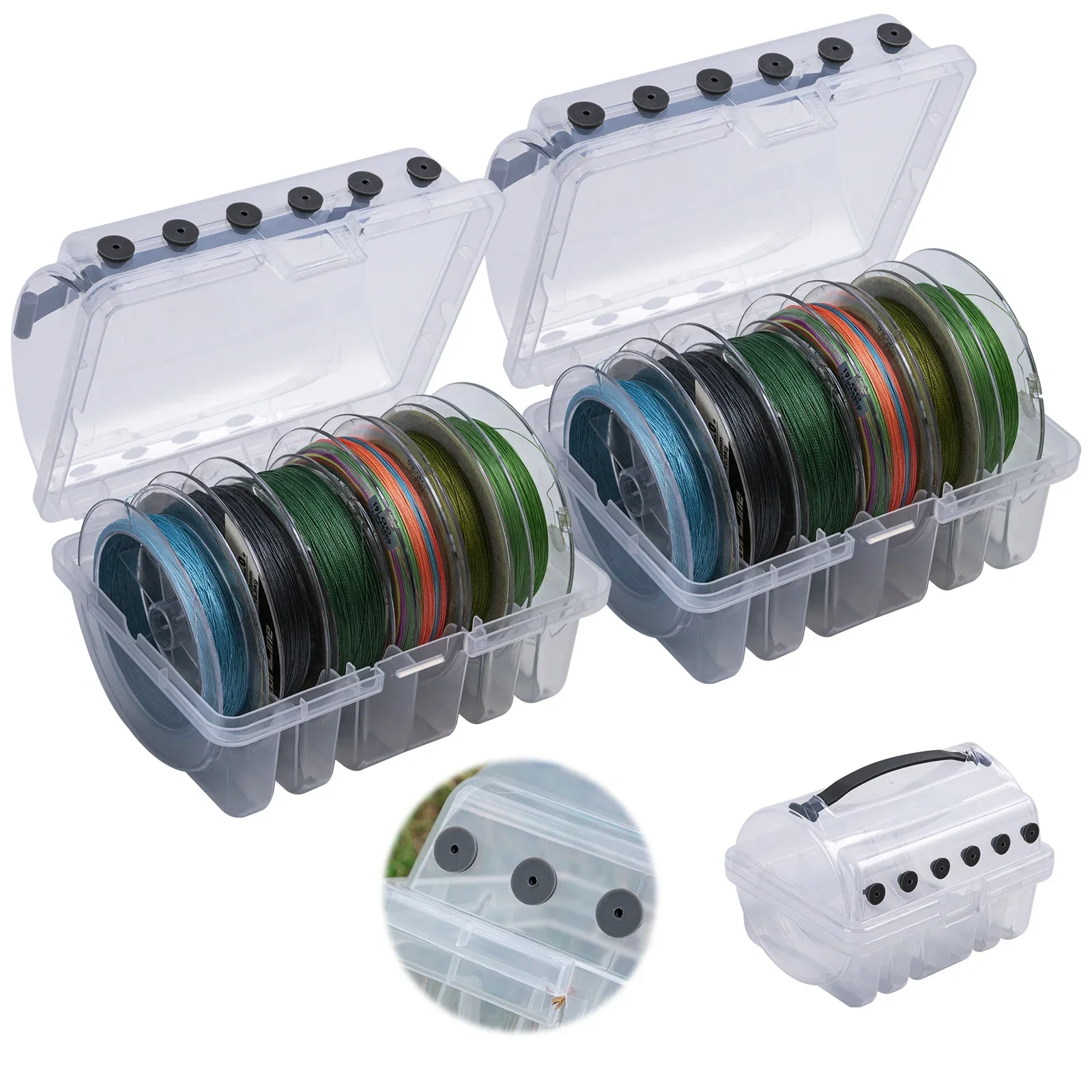 Goture-Fishing-Line-Storage-Box-6-Compartments-Fishing-Tackle-Line-Hook ...
