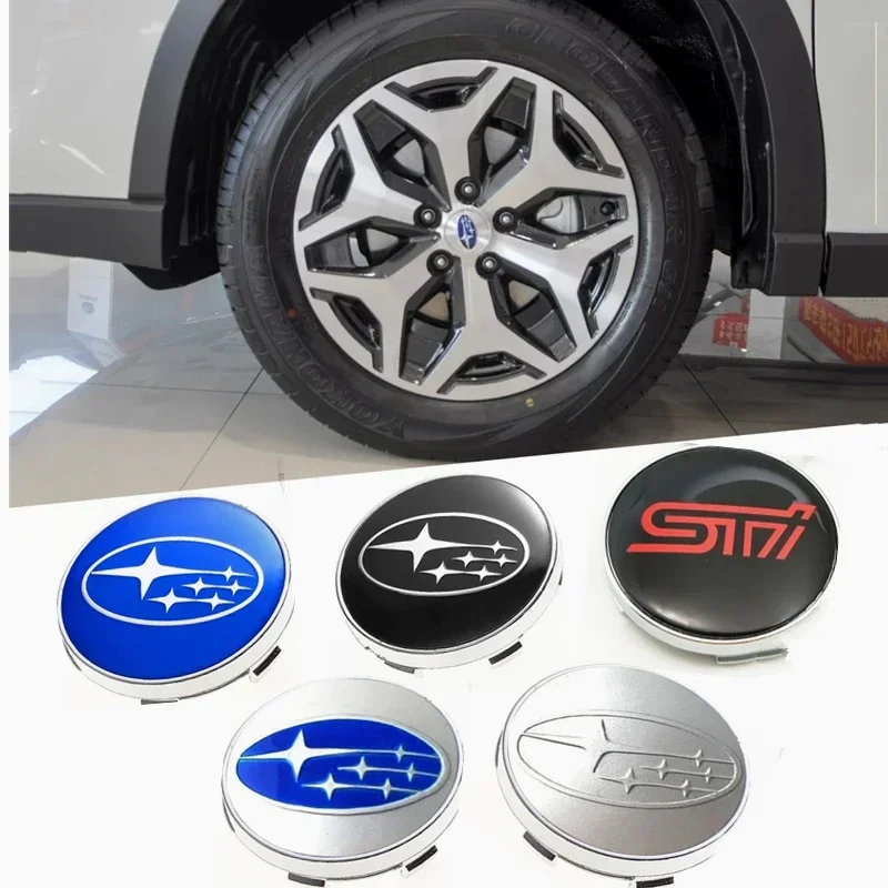 6cm-4pcs-Car-Wheel-Center-Covers-for-Subaru-STI-Forester-Outback-Legacy ...
