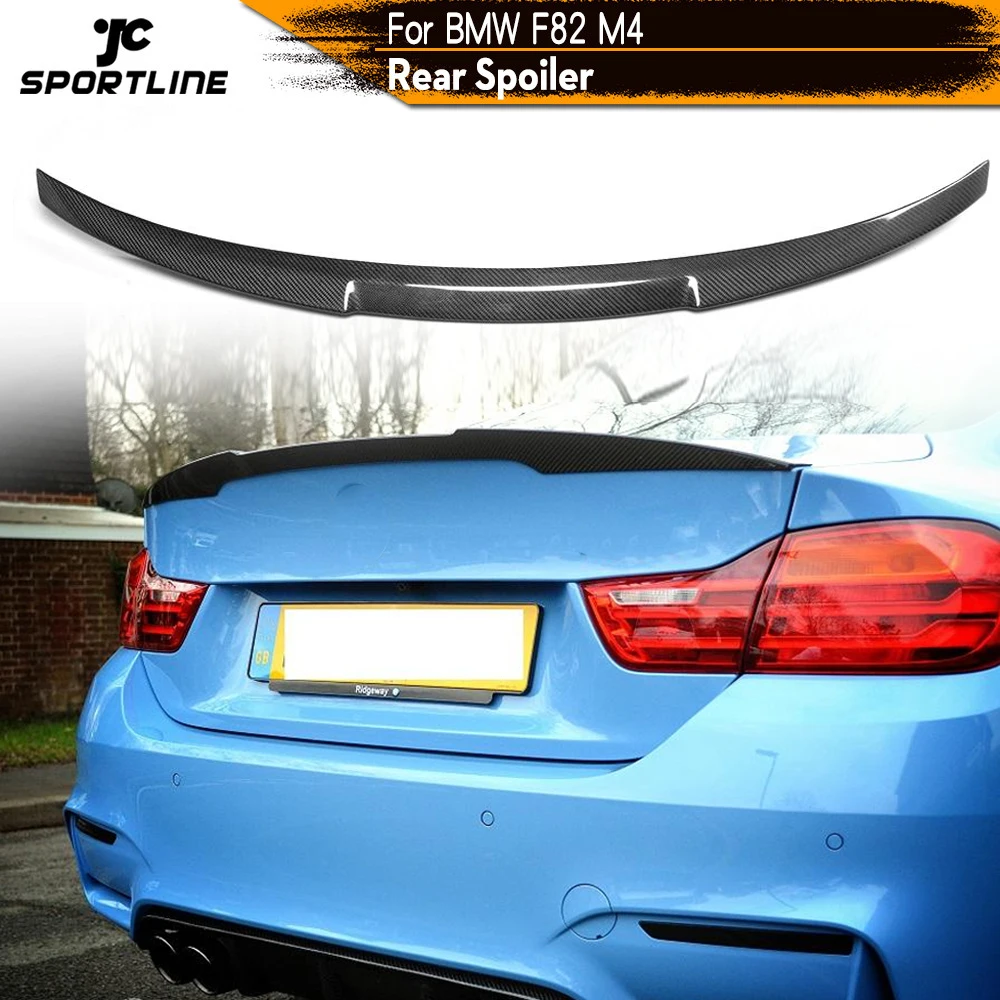 For Bmw M4 F82 Spoiler Carbon Fiber 4 Series 2-door Coupe Sport Rear ...
