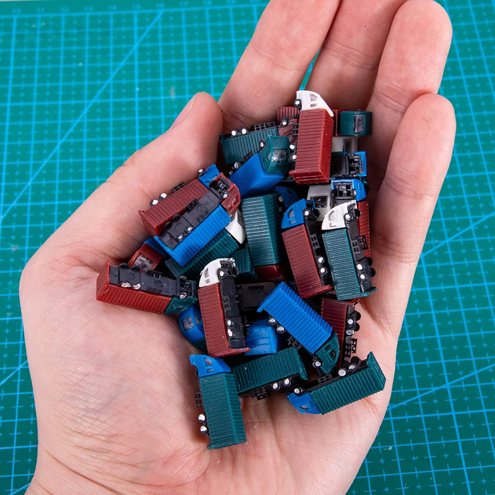 Schaal-1-100-1-500-Miniatuur-Container-Vrachtwagen-Model-Plastic ...