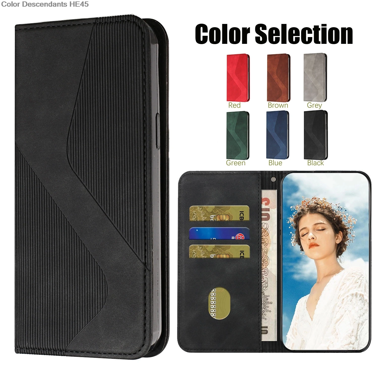 Magnetic Leather Book Case For OPPO Realme C67 C55 C53 Note 50 4G C51 ...