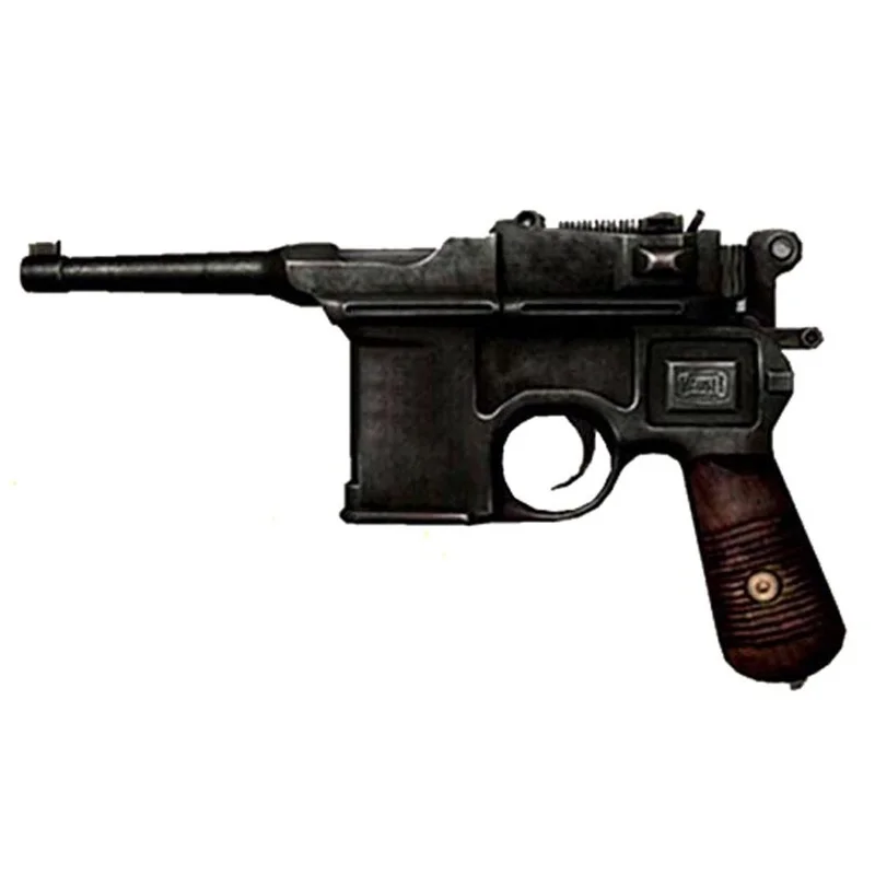 Paper Model Gun Mauser Pistol 1:1 Firearms Handmade Waterproof Kid Diy ...
