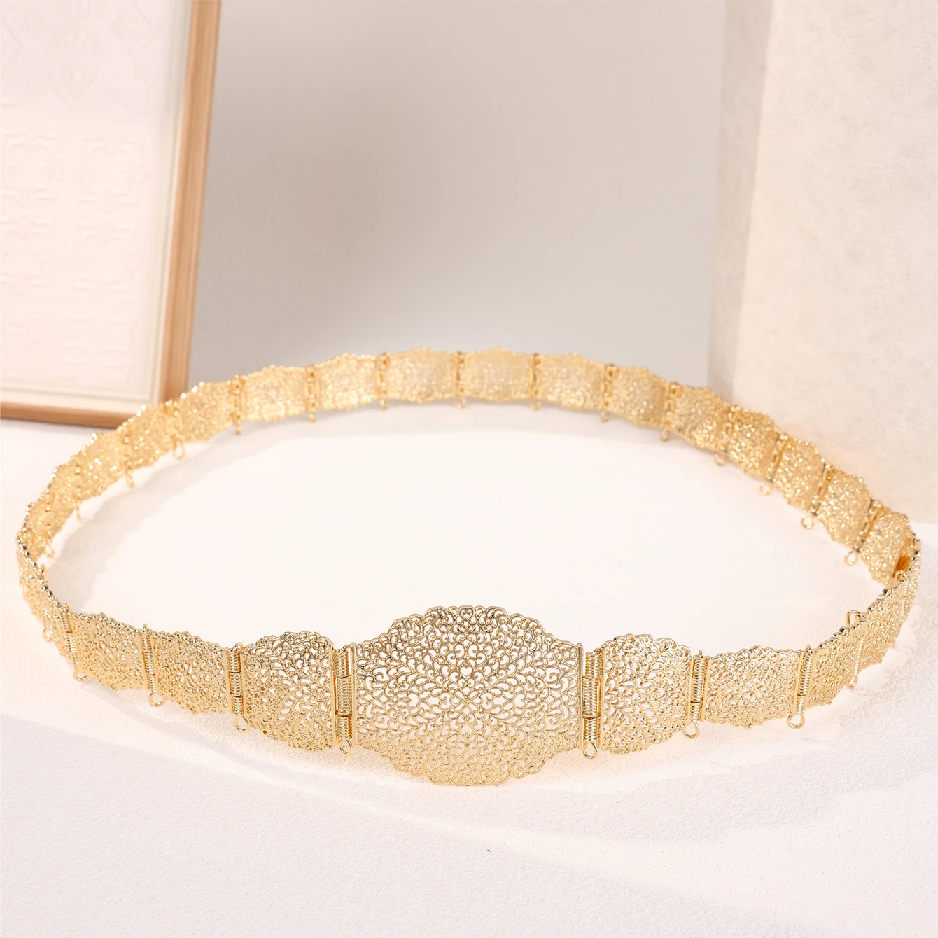 Moroccan-Bride-Alloy-Belt-Adjustable-Length-Lady-Body-Chain-French ...