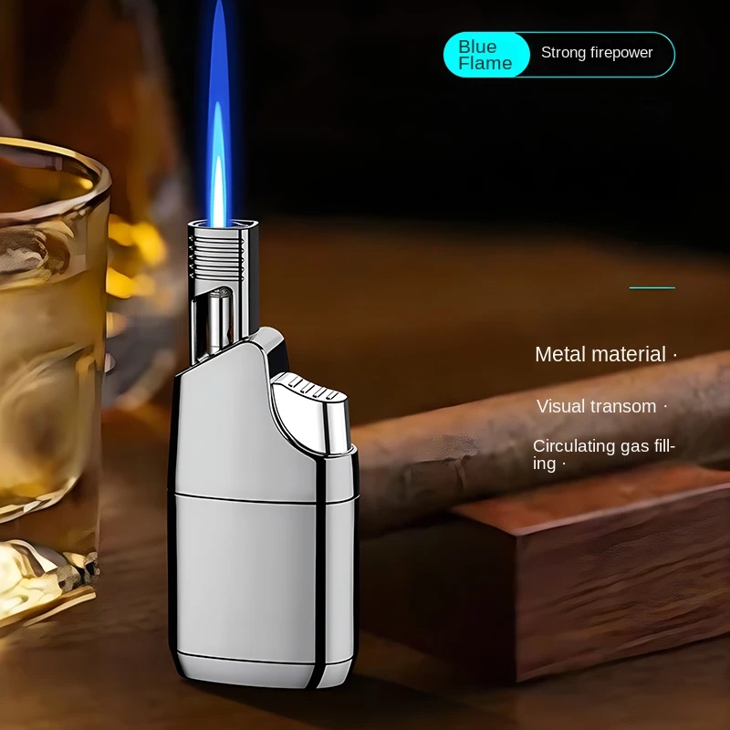Jet-Torch-Windproof-Cigar-Cigarette-Lighter-Transparent-Visible ...