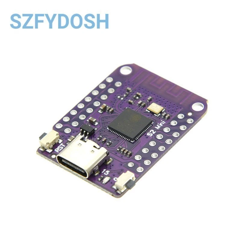 S2 Mini 와이파이 IOT 보드 기반 ESP32 S2FN4R2 ESP32 S2, 4MB 플래시, 2MB PSRAM, 아두이노 ...