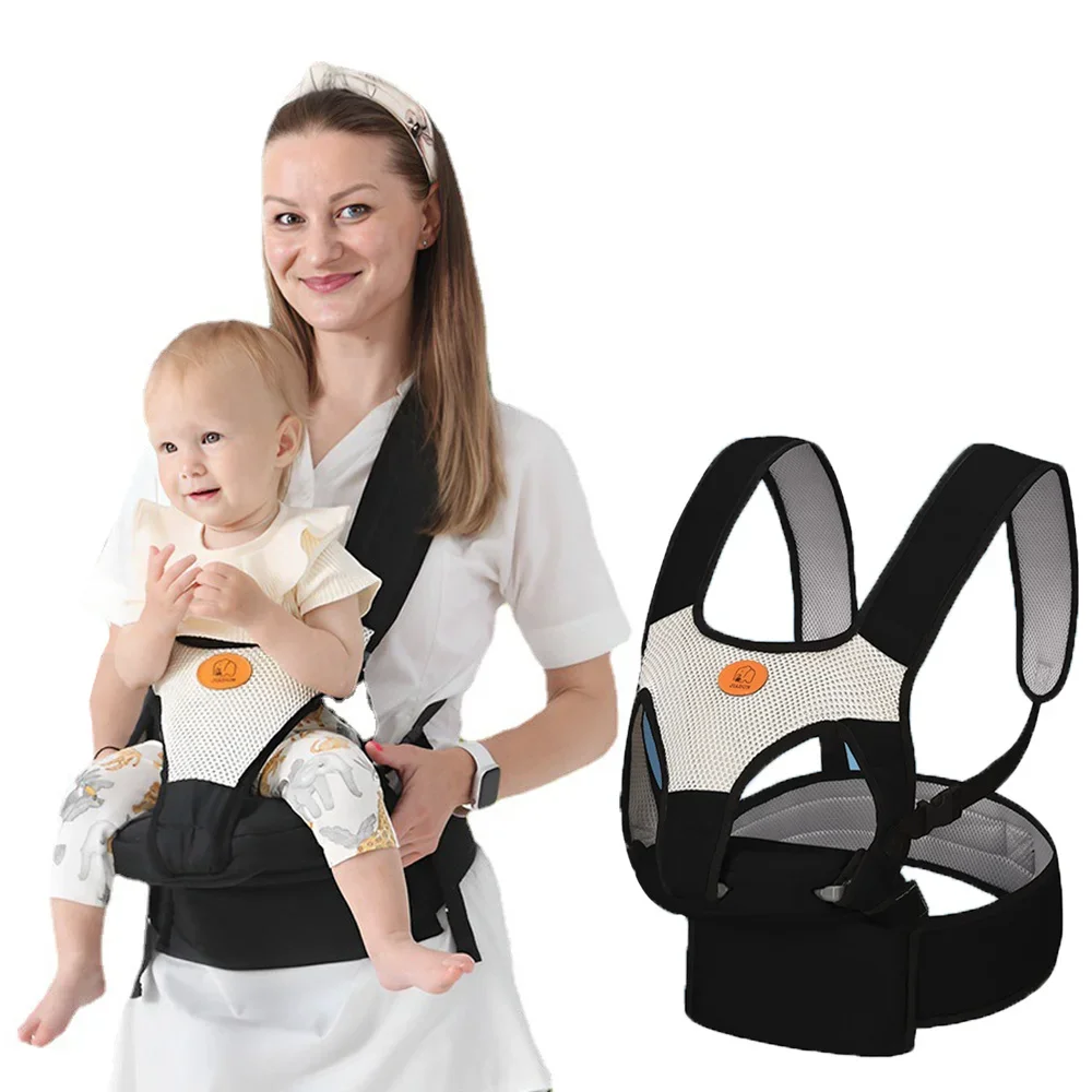 Baby-Carrier-Waist-Stool-Kangaroo-Shoulder-Swaddle-Sling-Infant-Kid ...