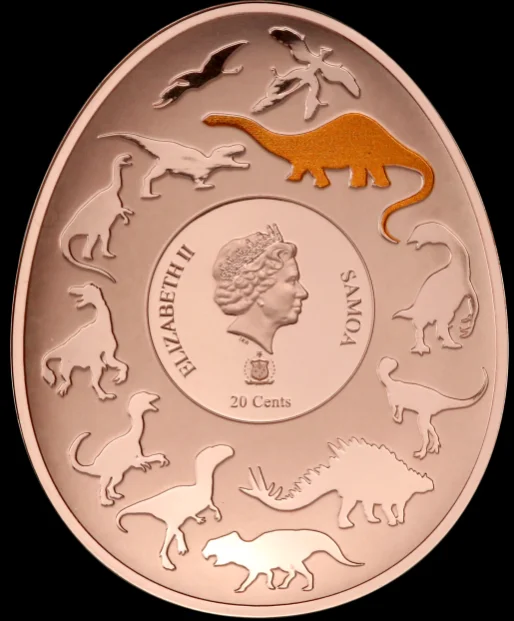 Canadian Dinosaur Quarter