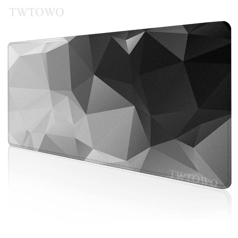 White Minimalist Mouse Pad Gaming Xl Large Mousepad Xxl Keyboard Pad ...