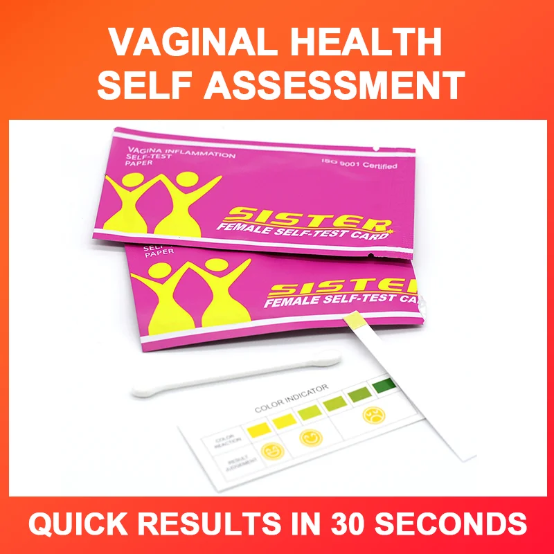 100 Pcs Sister Female Health Self Test Card Vagina Ph Strips Test Liner ...