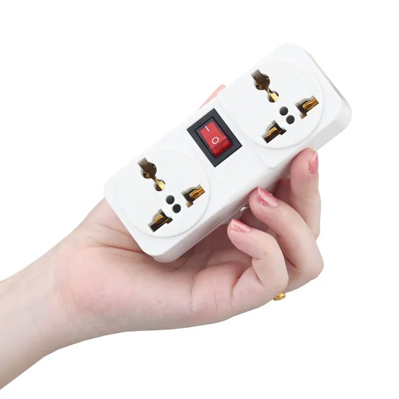 White Copper 250v 6A 10A 125V EU UK Universal Wall Socket, 45% OFF