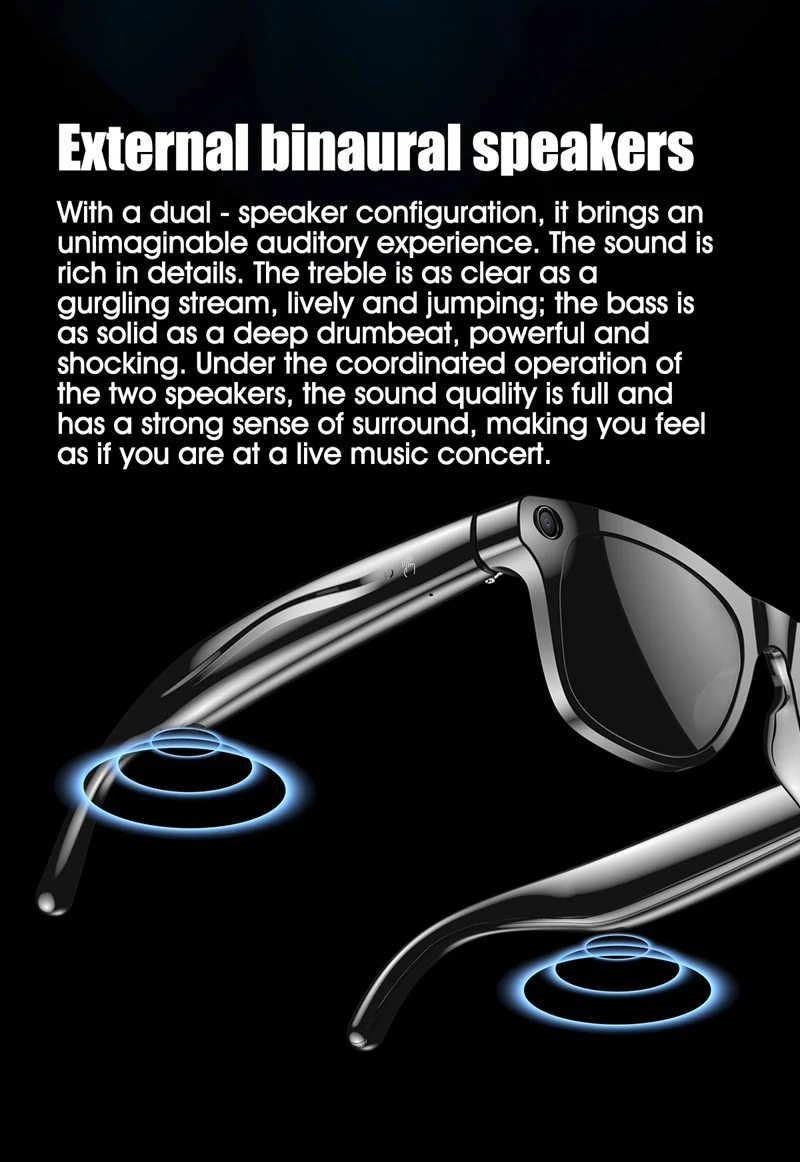Xiaomi 6K HD AI Smart Glasses Chat GPT 100MP Camera Bluetooth Call ...