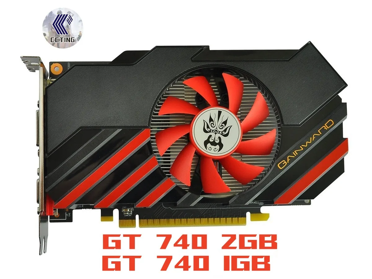 Gainward tarjeta gráfica GeForce GT740, 1GB, 2GB, GDDR5, 128 bits, 1GB ...