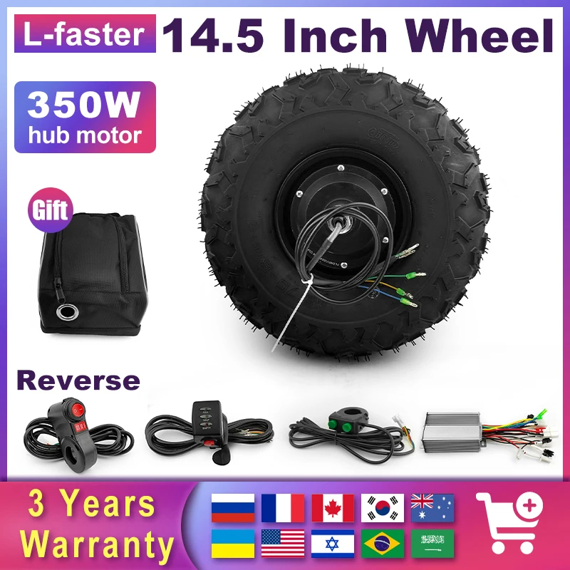 24V-36V-48V-350W-500W-Garden-Farm-Feed-Electric-Wheelbarrow-Cart-Gear ...