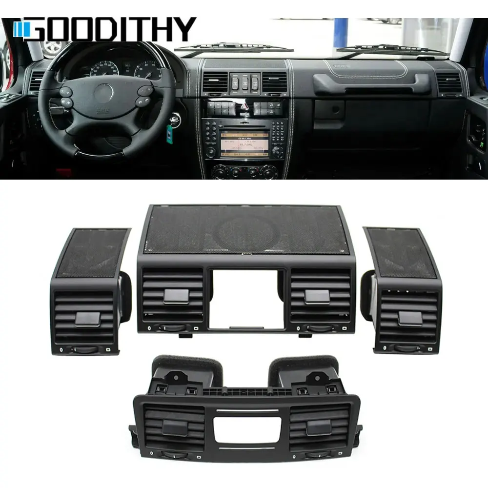 W463-Dashboard-Front-Center-Middle-Air-Vent-Complete-Left-Right-AC-Vent ...