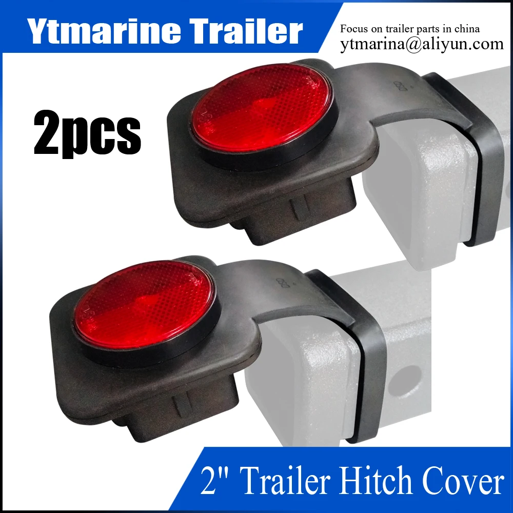 Trailer-accessories-2PCS-2-Inch-Hitch-Cover-Sturdy-Rubber-Receiver-Tube ...