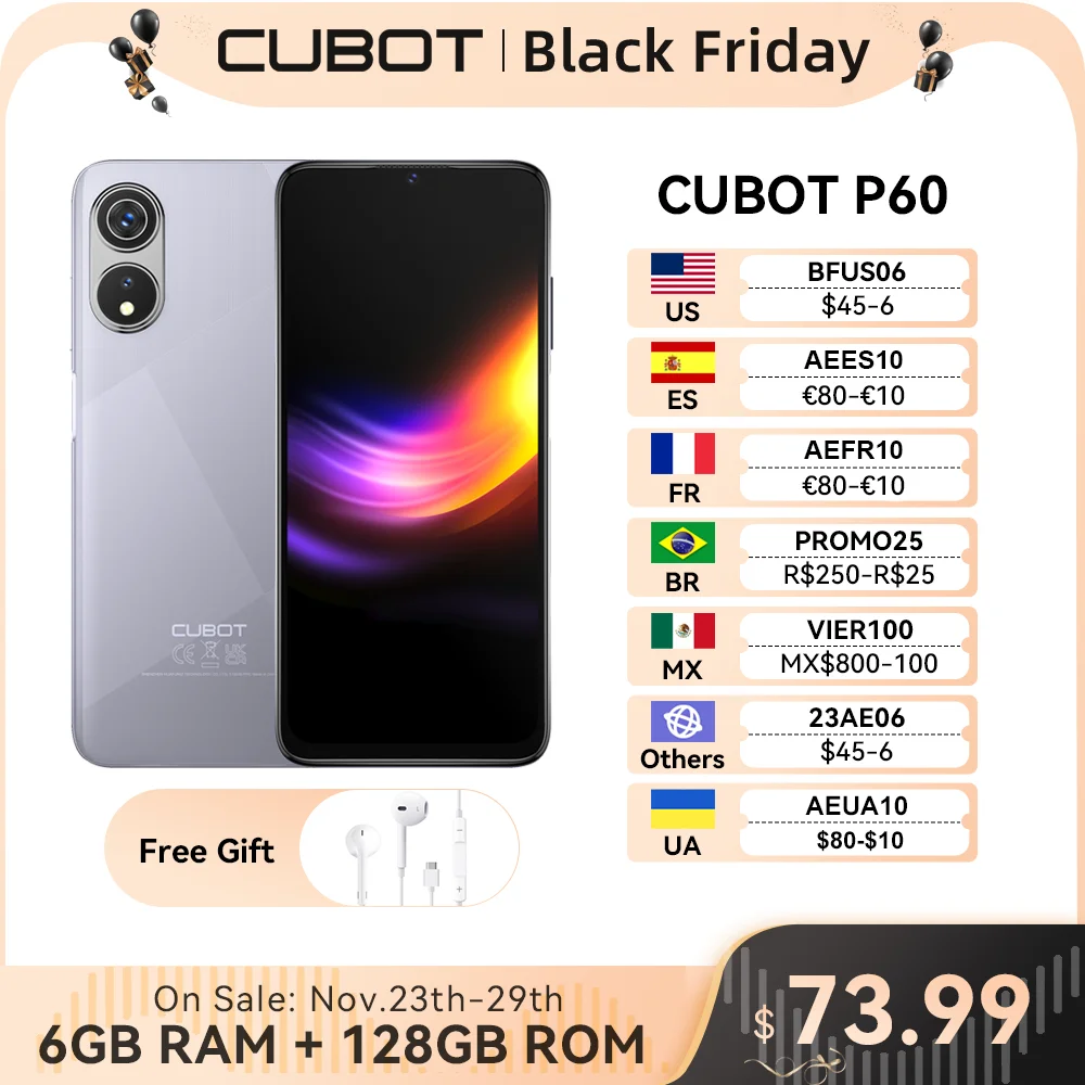 Cubot-p60-smartphone-android-2022-6gb-128gb-256gb-estendido-octa-core-6 ...