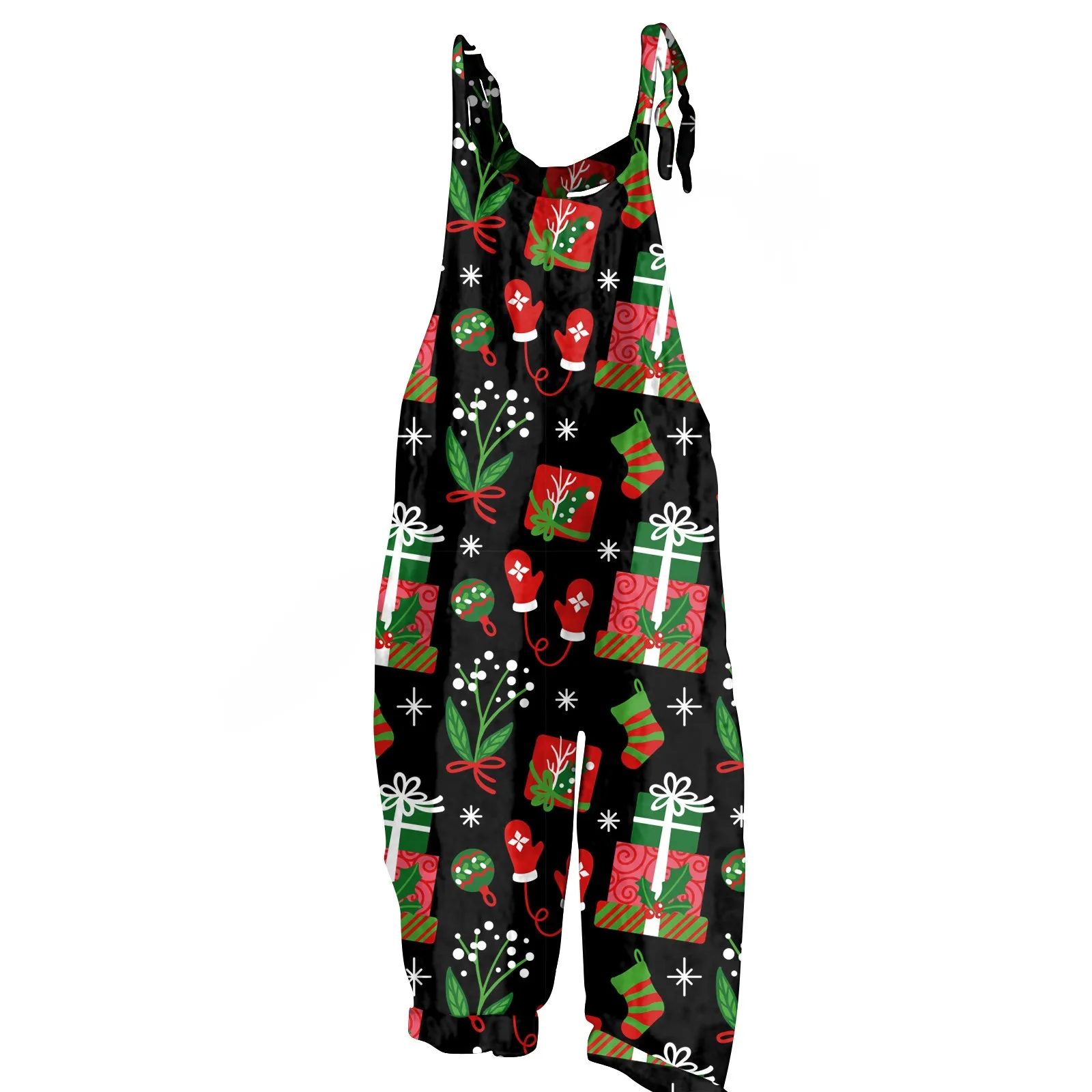 New-Women-S-Christmas-Pajamas-With-Santa-Snowflake-Pattern-Adult-Cozy ...