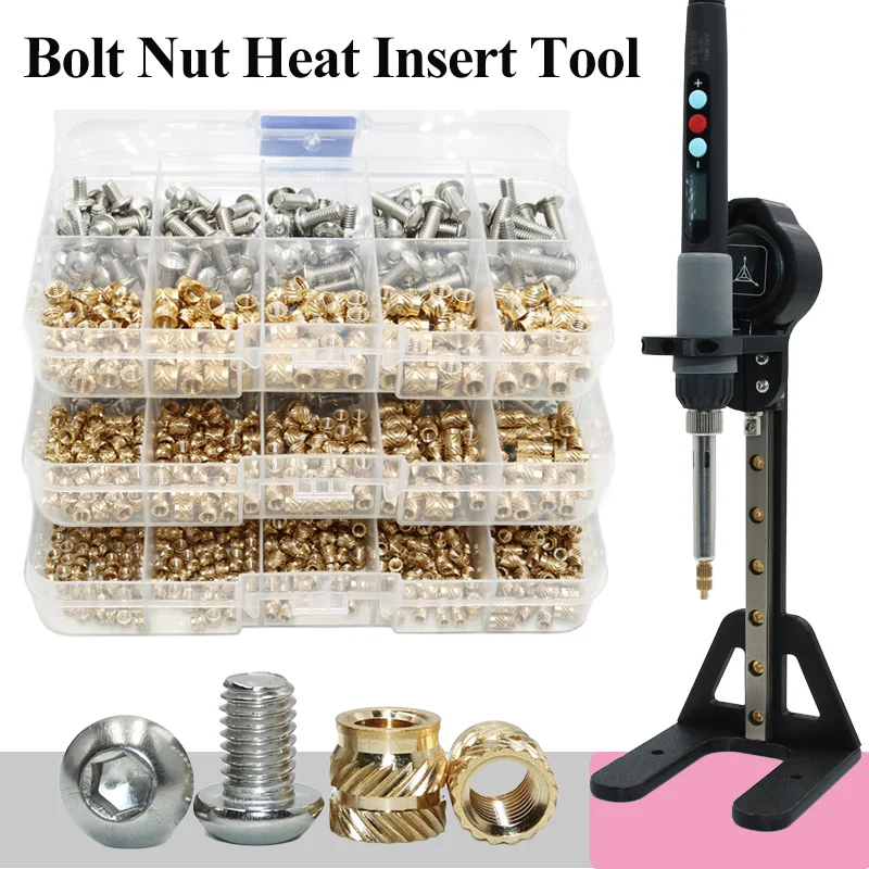 Allen Bolt Threaded Insert Nut Manual Implantation Heat Press Machine ...