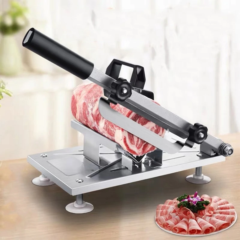 Manual Lamb Slicer Frozen Meat Slicer Slicing Machine Beef Herb Mutton ...