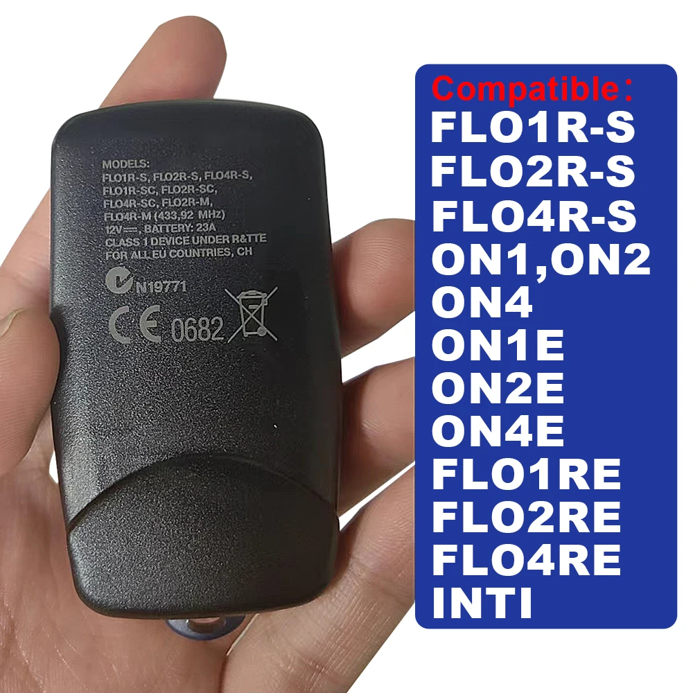 NICE-Flo-Flor-s-Flo2r-ERA-INTI-433-92mhz-Rolling-Code-Garage-Door ...