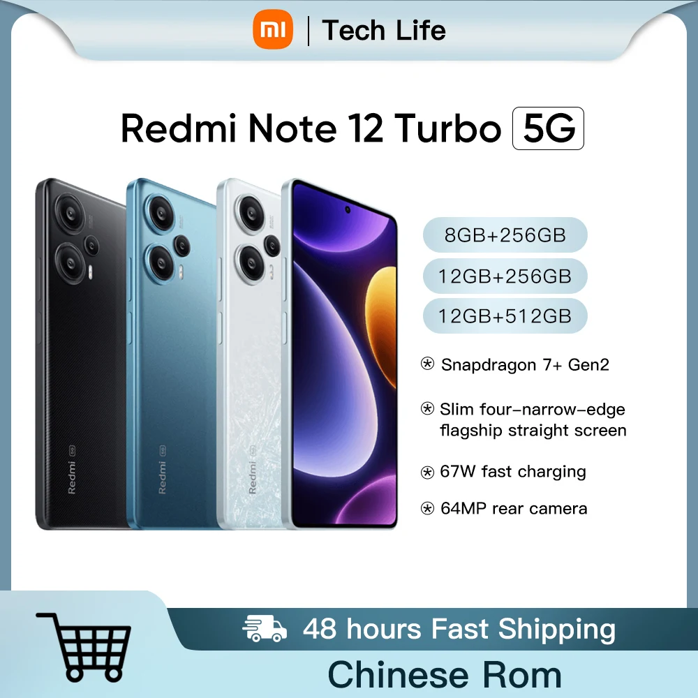 Redmi-Note-12-Turbo-5G-Smartphone-NFC-Snapdragon-7-Gen-2-Processador ...