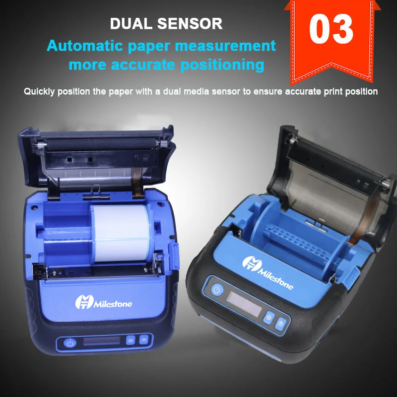 Toutes nos imprimantes,Milestone 80mm Mobile Mini Handheld Thermal ...