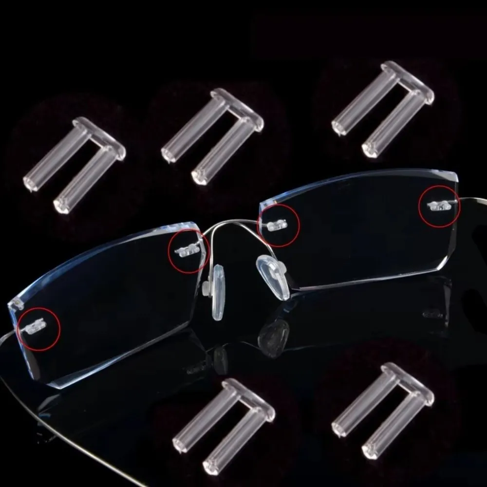 50PCS Hand Held Rubber Plug Lock Length Frame Glasses Eyeglasses Lock ...