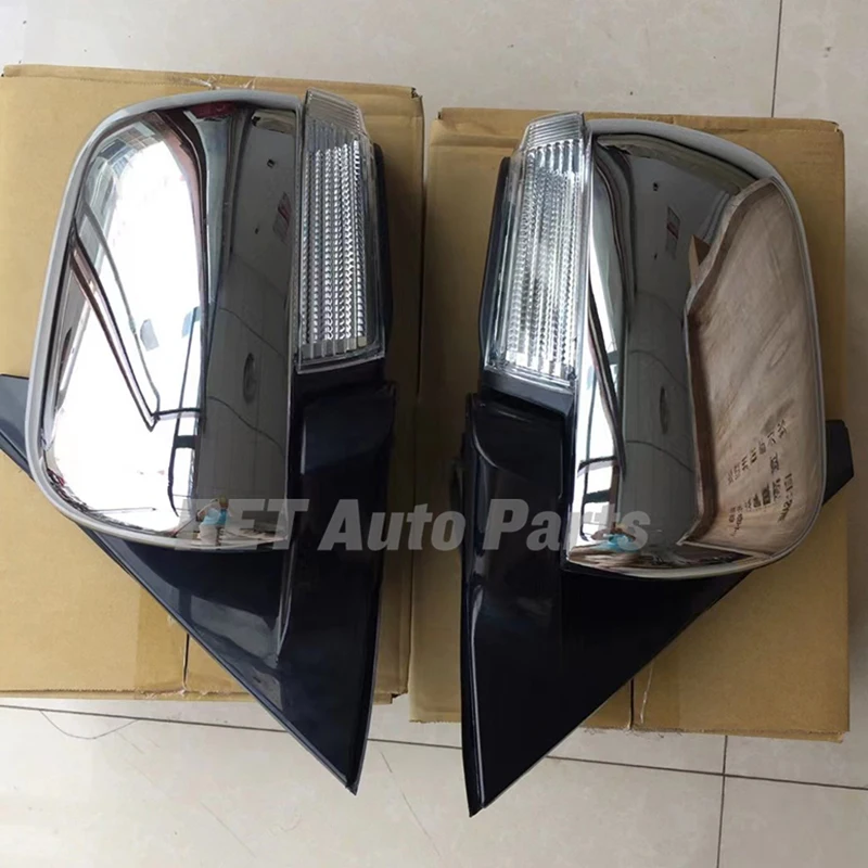 10-Wires-Chrome-Electric-Control-Heat-Fold-Antifog-Side-Mirror-With ...