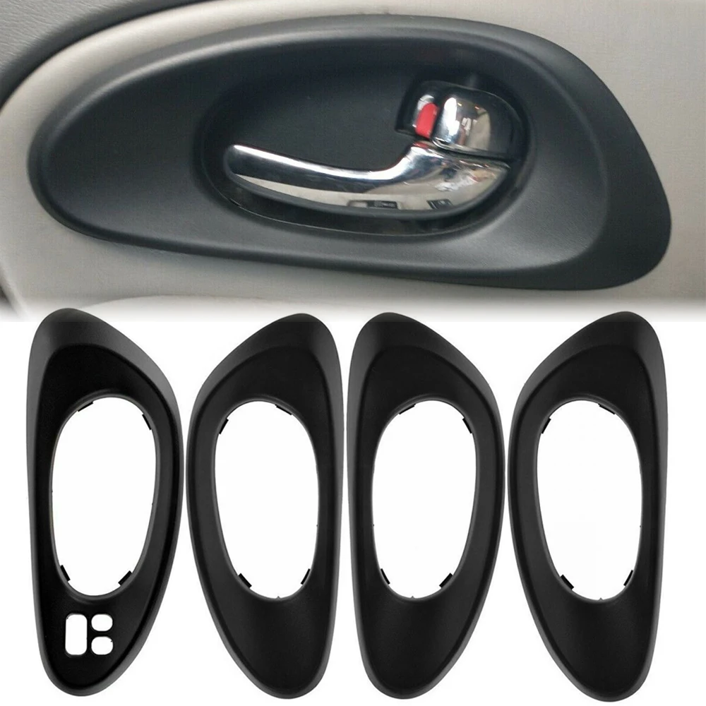 15214503 15214502 Inside Front Rear Door Handle Bezels Trim BLACK ...