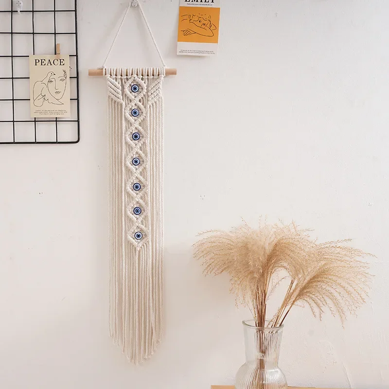 Handwoven-Cotton-Rope-Tapestry-with-Solid-Color-and-Ins-Style-Devil-s ...