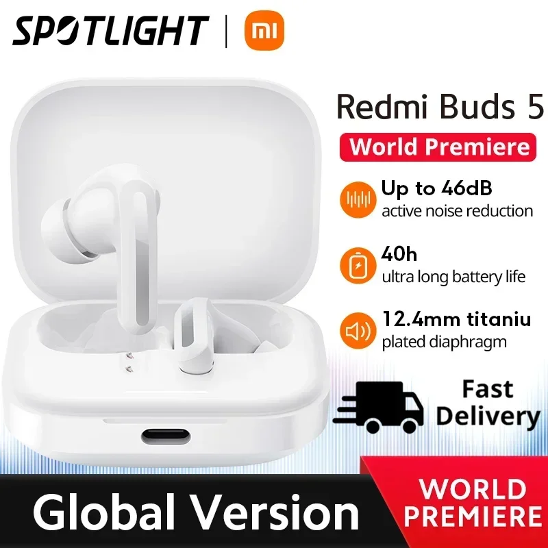 World-Premiere-Xiaomi-Redmi-Buds-5-Global-Version-AI-Noise-Reduction ...