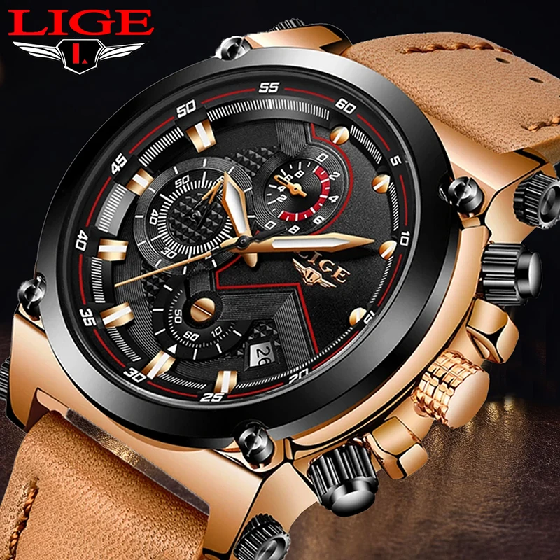 LIGE-Men-s-Watches-Top-Brand-Luxury-Original-Waterproof-leather-Quartz ...