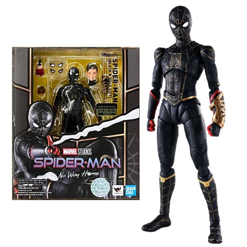 Bandai Genuine Spiderman Anime Figura Shf Sem Caminho Para Casa ...